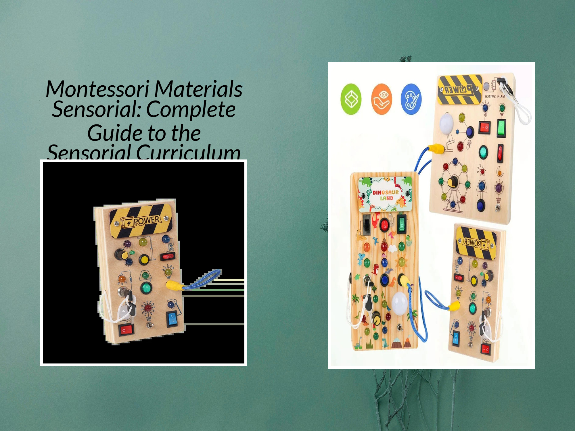 Montessori Materials Sensorial: Complete Guide – KentDO™ Mom & Baby