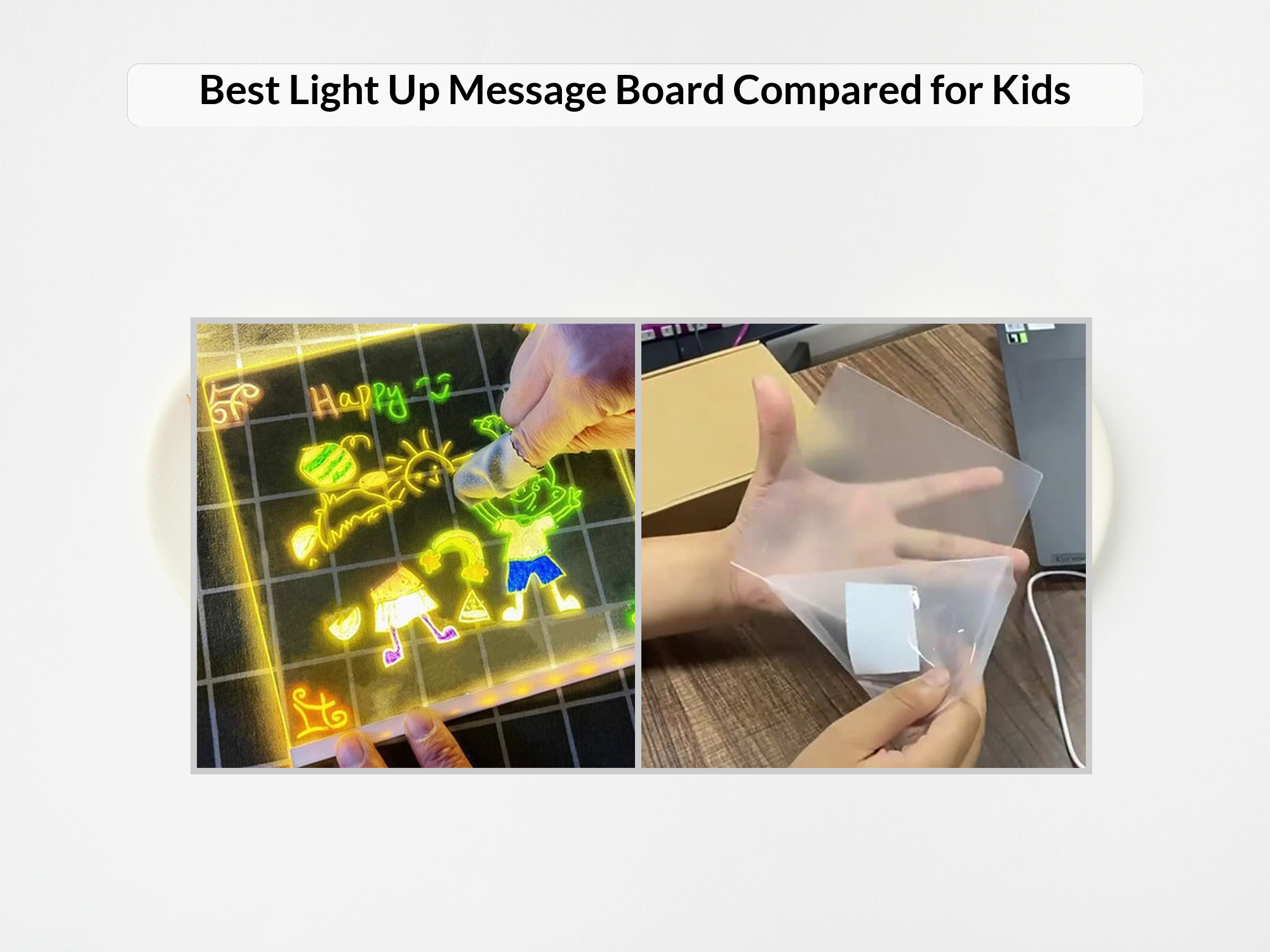 Best Light Up Message Board Compared for Kids – KentDO™ Mom & Baby