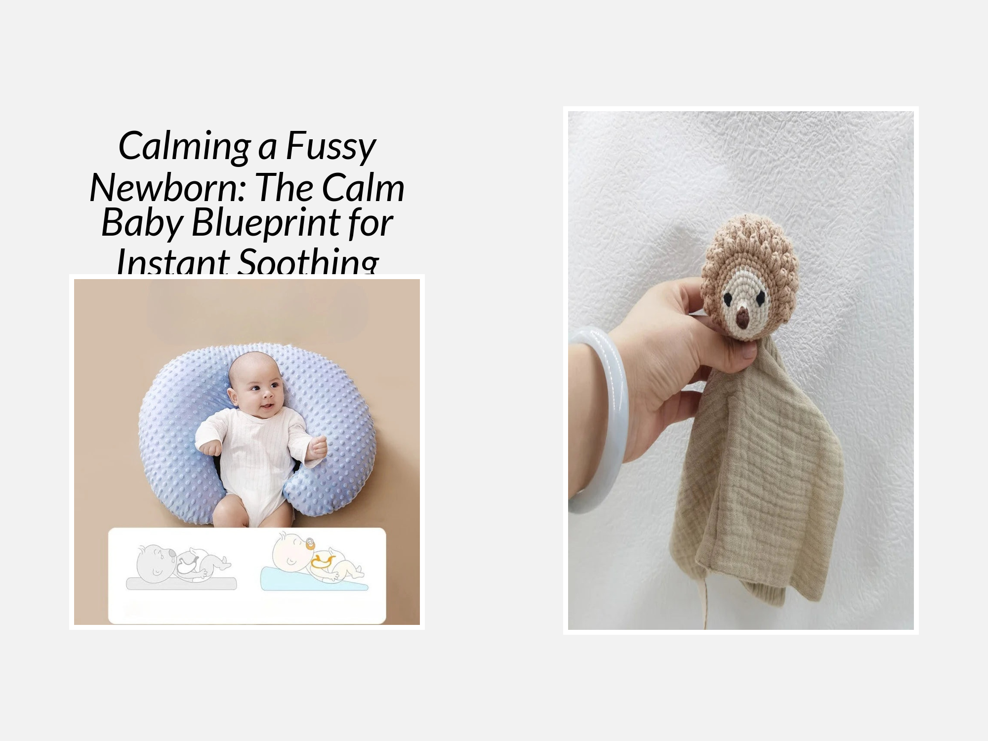 Calming a Fussy Newborn: Proven Soothing Blueprint – KentDO™ Mom & Baby