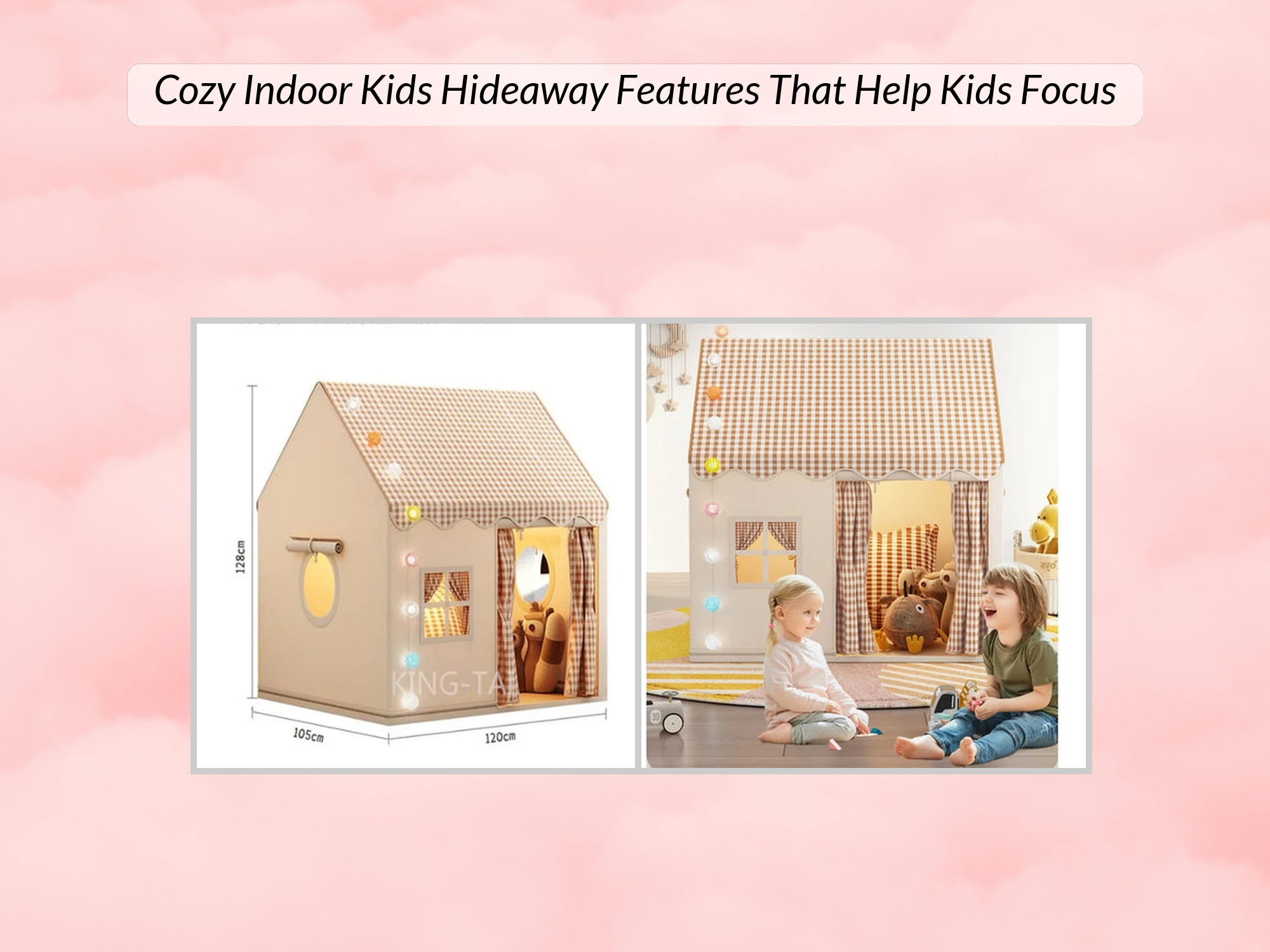 Cozy Indoor Kids Hideaway Features That Help Kids Focus – KentDO™ Mom ...