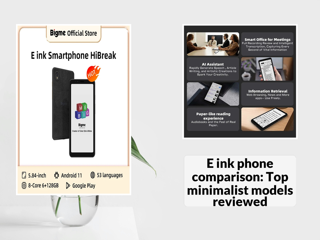 E ink phone comparison: Top minimalist models reviewed – KentDO™ Mom & Baby
