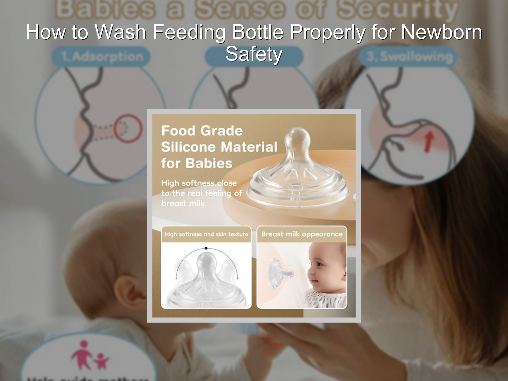 How to Wash Feeding Bottle Properly for Newborn Safety – KentDO™ Mom & Baby