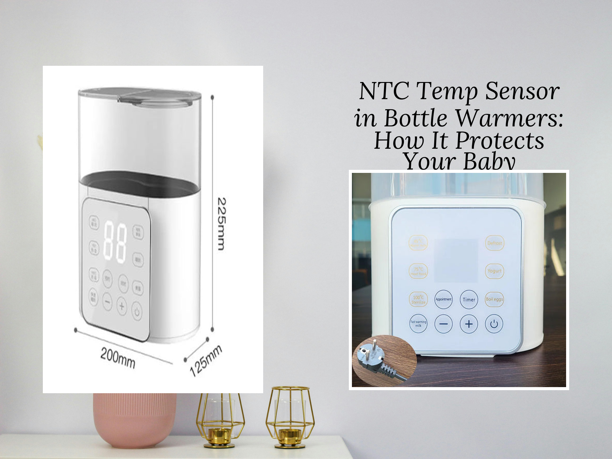 NTC Temp Sensor in Bottle Warmers: How It Protects Your Baby – KentDO ...