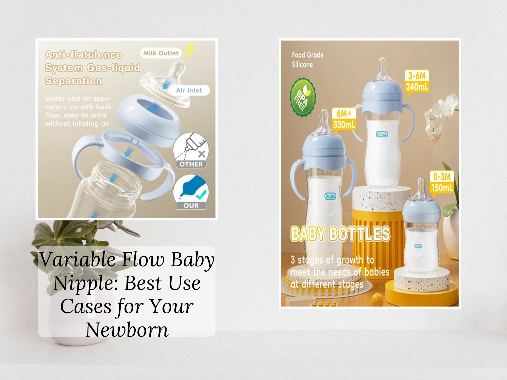 variable flow baby nipple: Meaning & Flow Comparison? – KentDO™ Mom & Baby